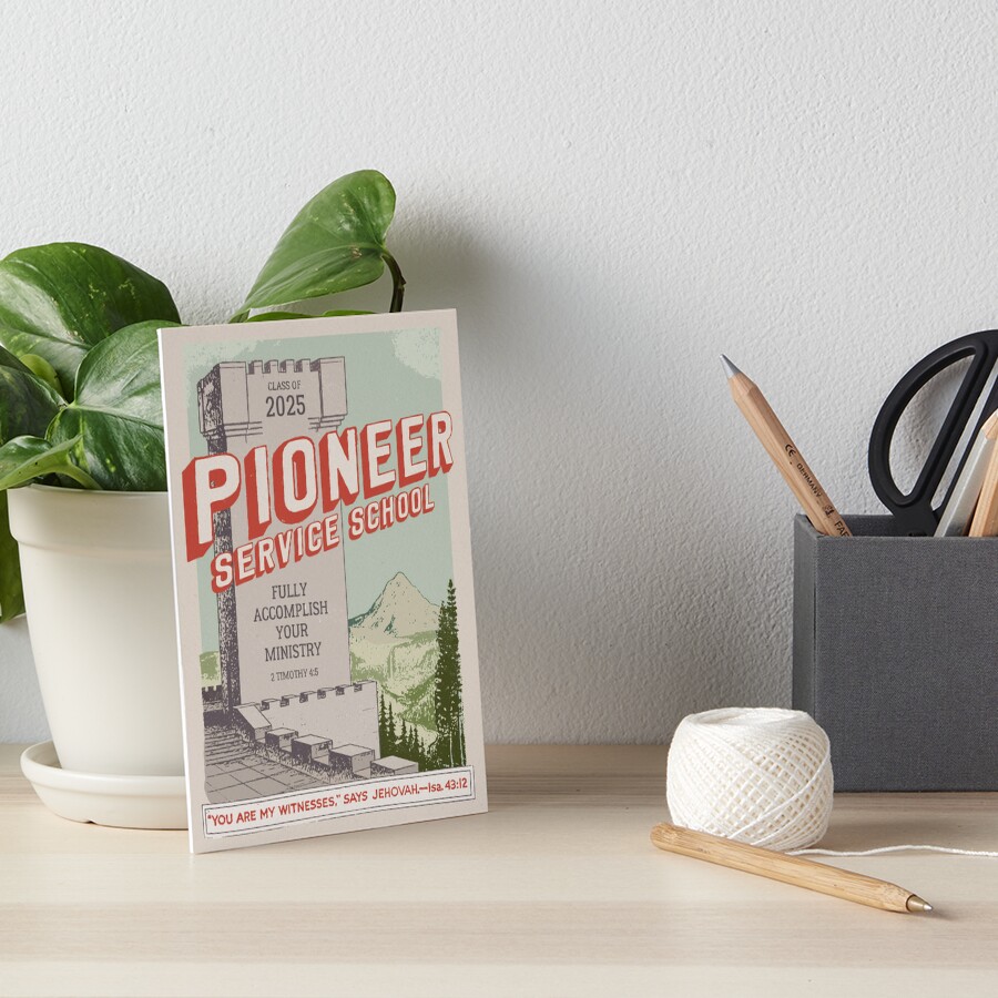 "Pioneer Service School 2025 (Vintage Watchtower)" Sticker for Sale by ...