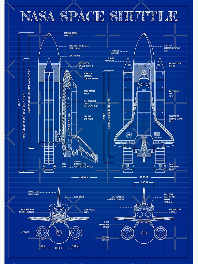 Nasa Space Shuttle Blueprints