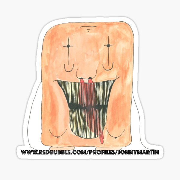 "Muzza The Chuzza" Sticker by jonnymartinnz | Redbubble