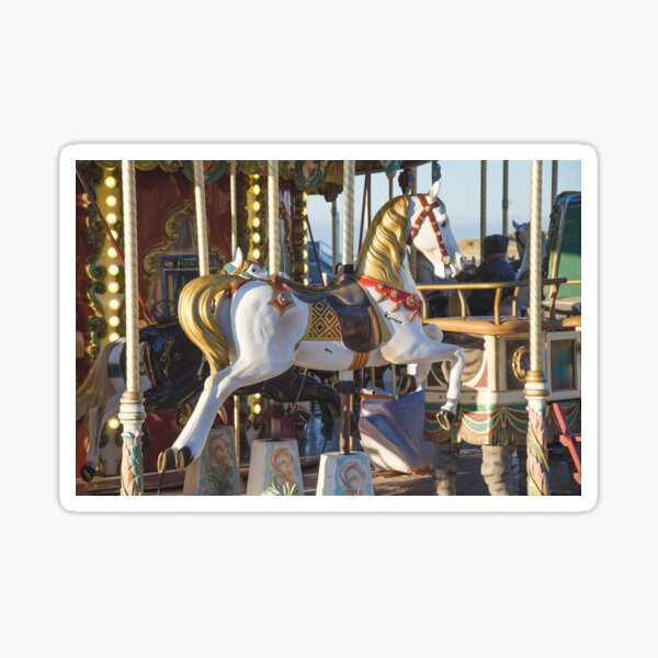 "Wooden horse riding" Sticker for Sale by jsebouvi | Redbubble