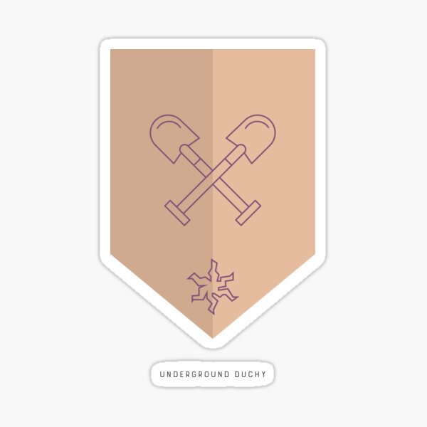 "ROOT – Underground Duchy (inspired by the Root Board Game)" Sticker ...