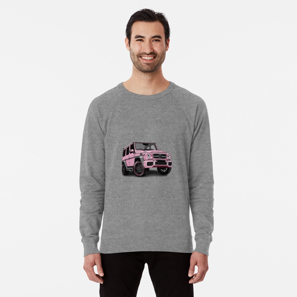 "G class g wagon pink car" Sticker for Sale by Nagikseyanart | Redbubble