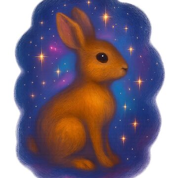 "Celestial Bunny Spirit Guide – Esoteric Rabbit Totem with Cosmic ...