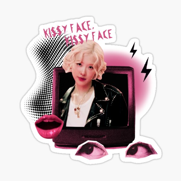"KISSY FACE - ROSÉ [FANART BY CZARINAHOLIC]" Sticker for Sale by ...