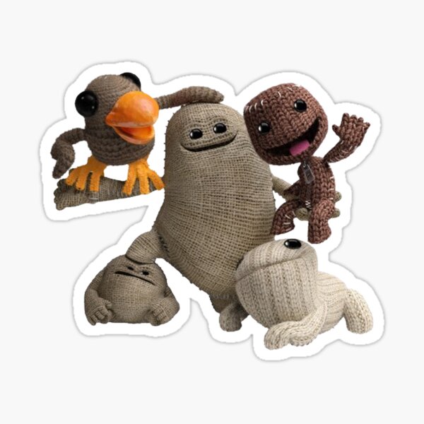 "Little Big Planet Sackboy Squad Tee – Plush Hero Mashup Design ...