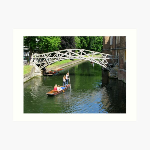 "Mathematical Bridge, Cambridge" Art Print for Sale by MikePaget ...