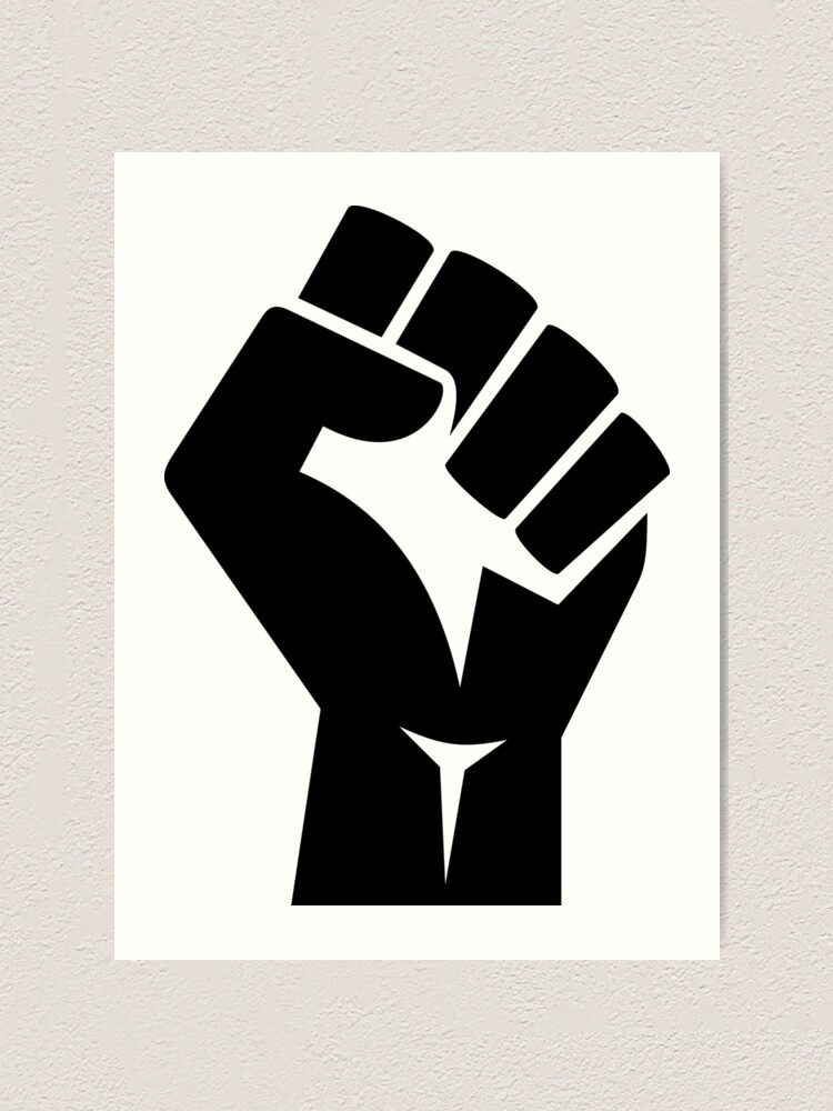 "Raised Fist" Art Print by CLRPhoto | Redbubble