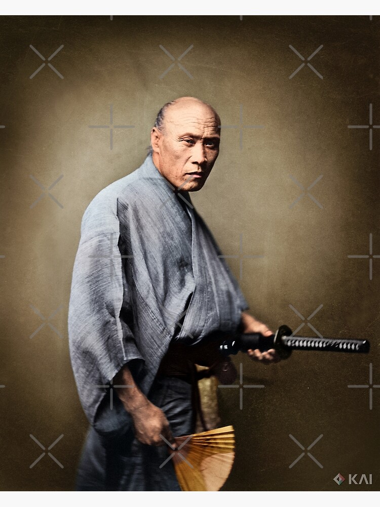 "Yokohama Samurai, 1864 colorized" Art Print for Sale by KAI-Studio ...