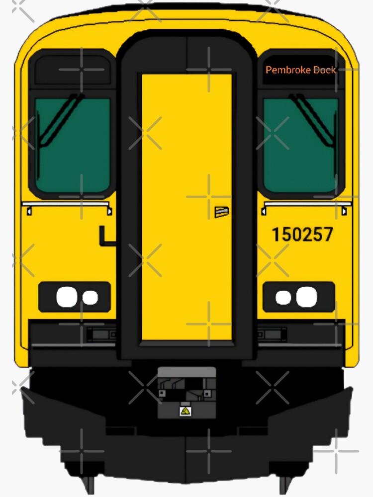 "TFW Class 150 sprinter train" Sticker for Sale by TrainFanatic | Redbubble