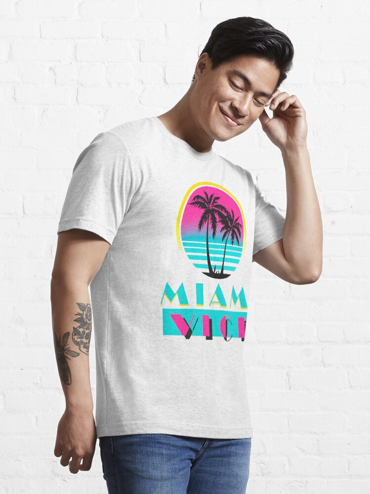 "Miami Vice" Essential T-Shirt for Sale by trueblue2 | Redbubble
