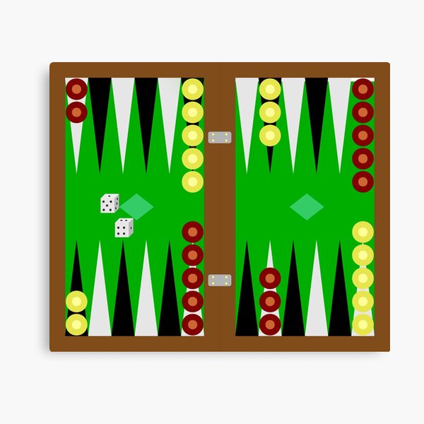 "Backgammon" Canvas Print for Sale by PZAndrews | Redbubble