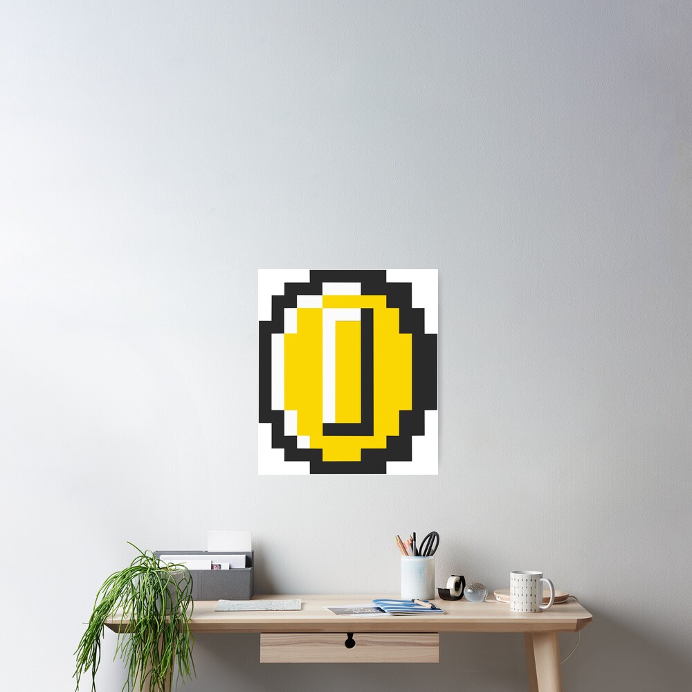 "Retro Coin Icon" Poster by DanDobsonDesign | Redbubble
