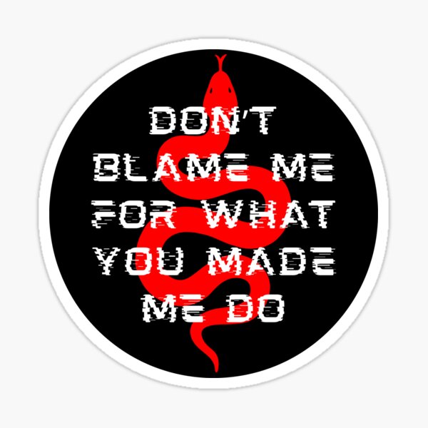 "Taylor Swift Eras Tour Reputation Lyrics Mashup Sticker (RED)" Sticker ...