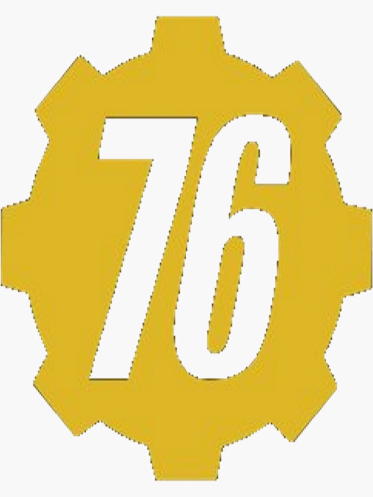 "Vault 76" Sticker for Sale by FancyMatt | Redbubble