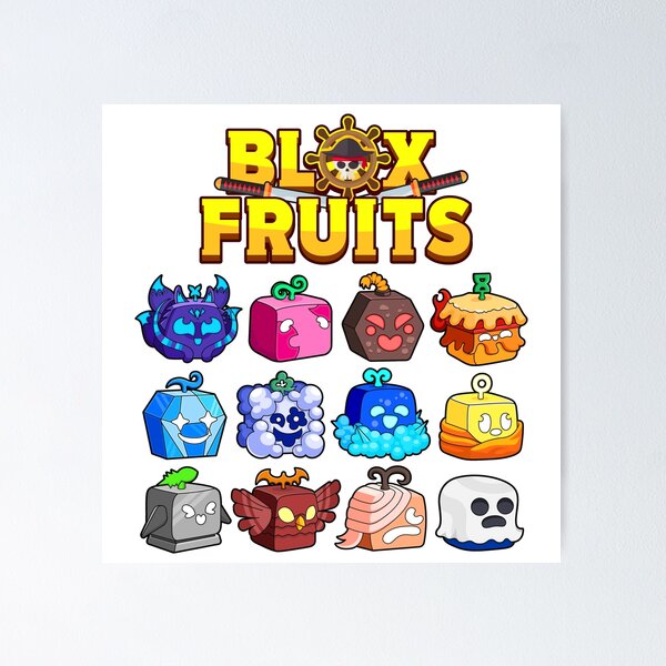 "Blox Fruits Roblox Popular Game " Poster for Sale by Darcekar | Redbubble