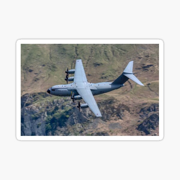 "RAF Airbus A400 Atlas Low Level" Sticker for Sale by derekbeattie ...