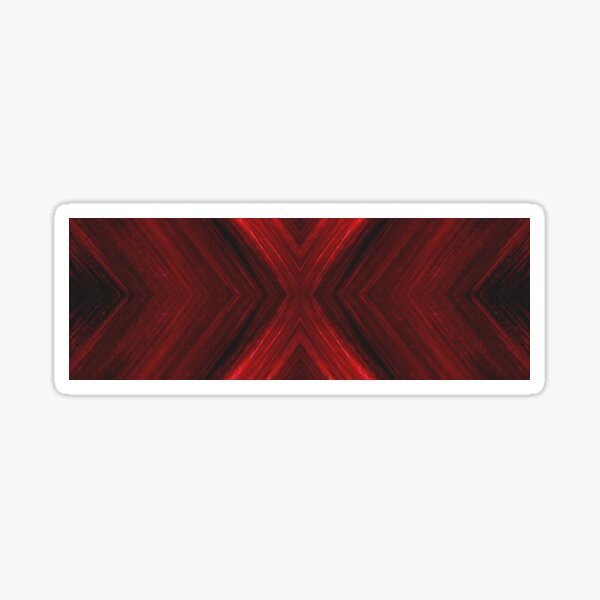 "Red X" Sticker by jelli-designs | Redbubble