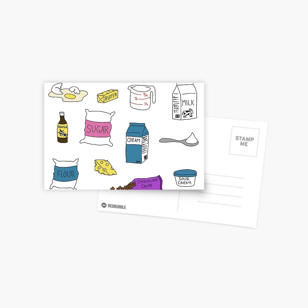 "Recipe Dairy Stickers" Sticker for Sale by estherwarrick | Redbubble