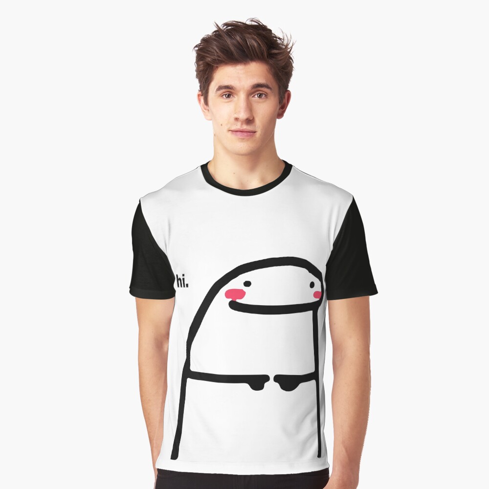 "Shy Flork, hi." Sticker for Sale by JenniferM98 | Redbubble