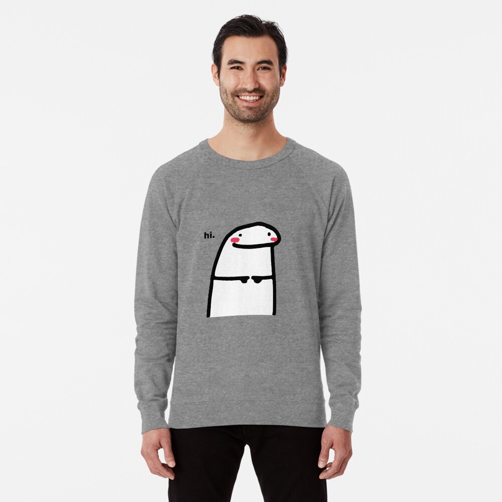 "Shy Flork, hi." Sticker for Sale by JenniferM98 | Redbubble