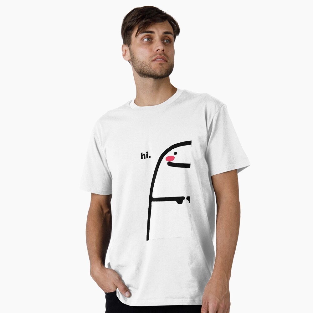 "Shy Flork, hi." Sticker for Sale by JenniferM98 | Redbubble