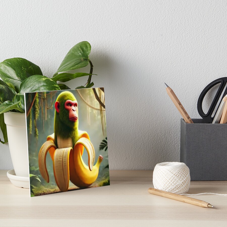 "Chimpanzini Bananini Brainrot Meme" Art Print for Sale by EmeraldeaArt ...