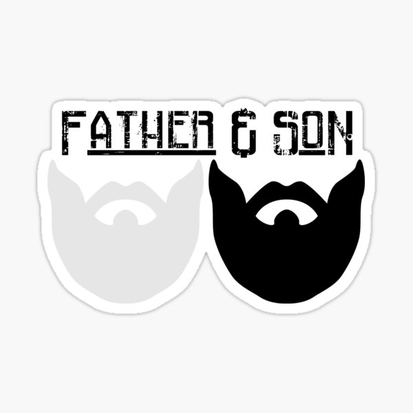 "Father and Son" Sticker for Sale by juancalop | Redbubble