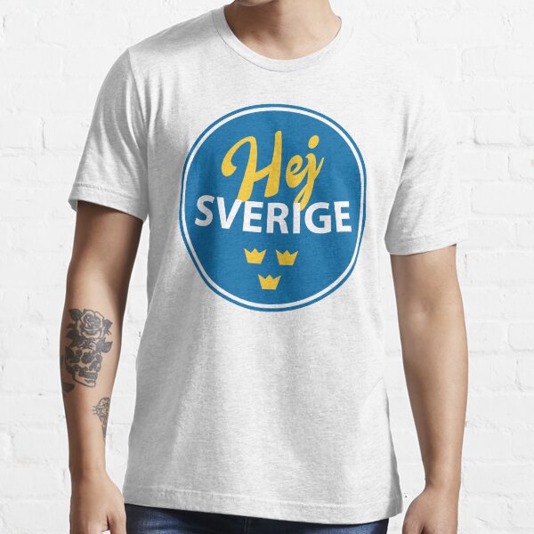 "Hej Sverige, Sverige, Sweden, circle" T-shirt by Alma-Studio ...