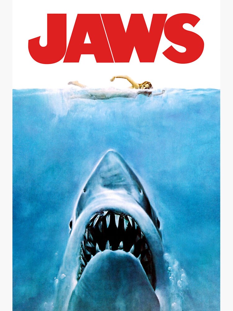 "Jaws" Sticker for Sale by socrazy3 | Redbubble