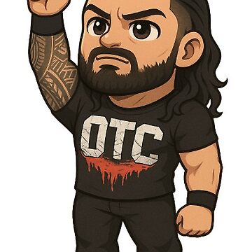 "Roman Reigns OTC Chibi" Sticker for Sale by Justgee92 | Redbubble