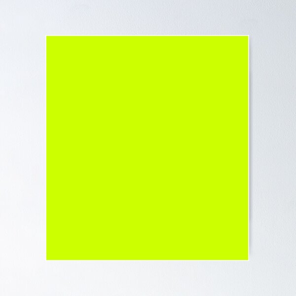 "Bright green lime neon color" Poster for Sale by fuzzyfox | Redbubble