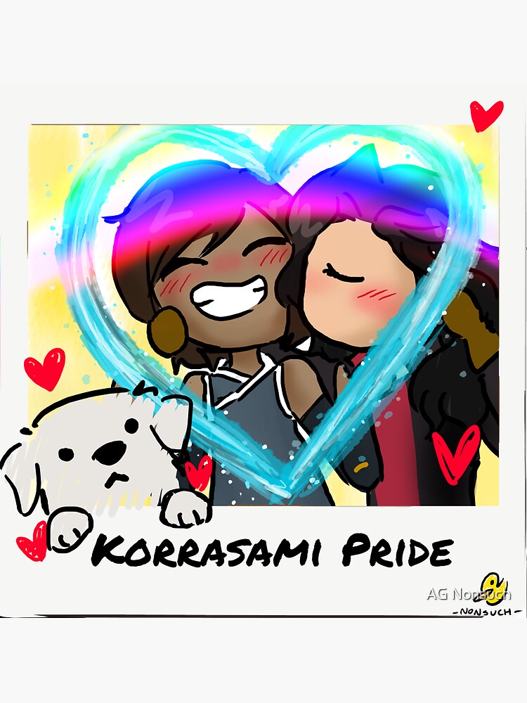 "Korrasami Pride" Sticker by NonsuchTheFirst | Redbubble