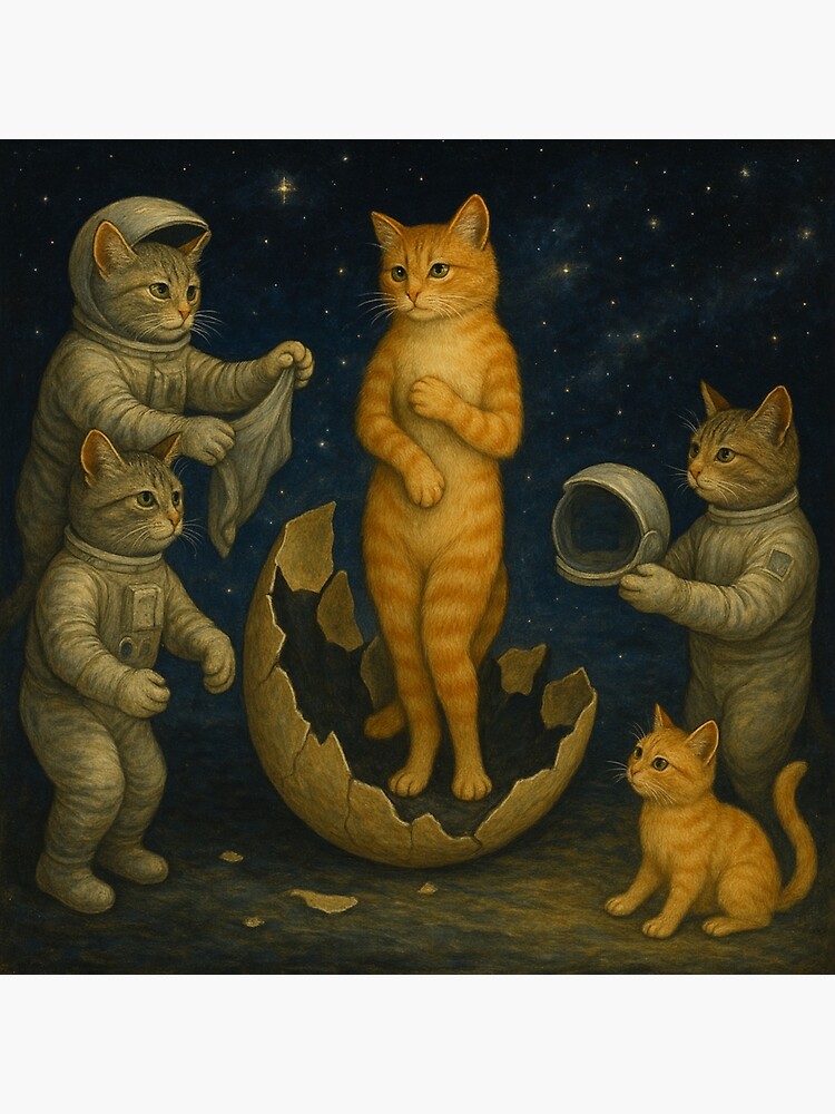 "The Birth of Astro-Venus (Feline Edition)" Poster for Sale by ...