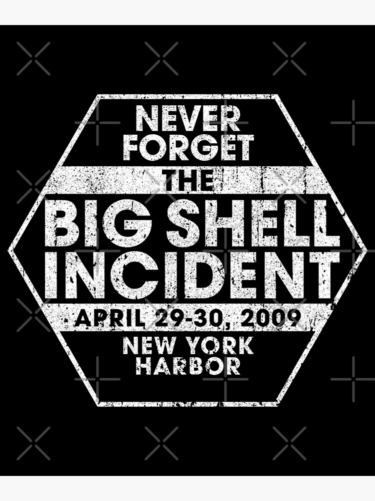 "Never Forget The Big Shell Incident - MGS2" Poster for Sale by ...