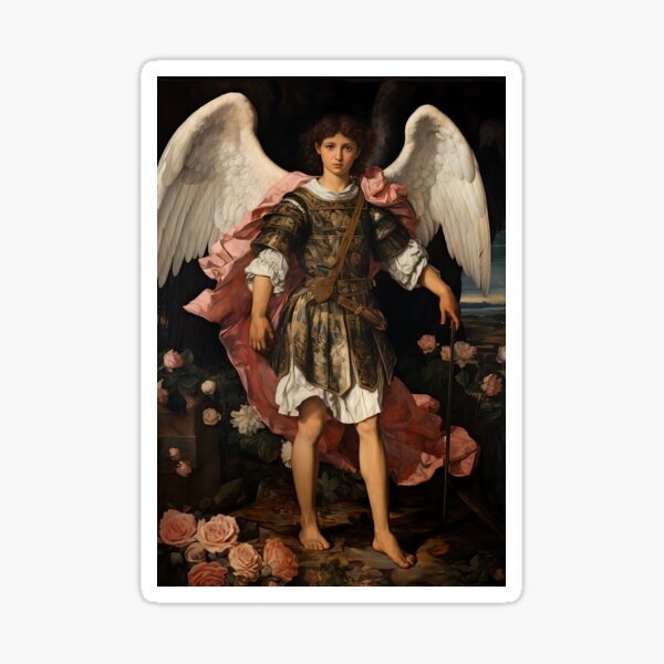 "Saint Raphael the Archangel" Sticker for Sale by SanctifiedSouls ...