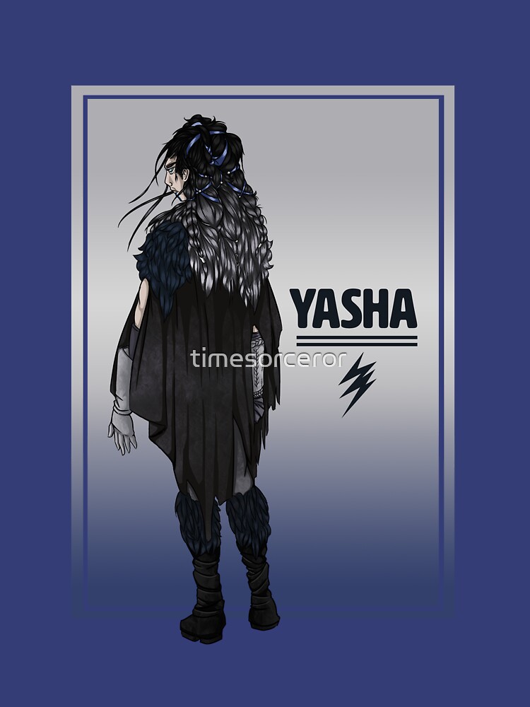 "Yasha :: Character Art" T-shirt for Sale by timesorceror | Redbubble ...