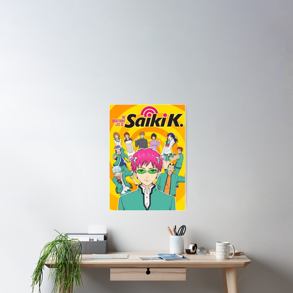 "The Disastrous Life of Saiki K. Poster Designs" Poster for Sale by ...
