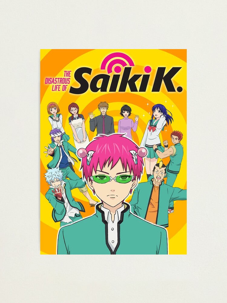 "The Disastrous Life of Saiki K. Poster Designs" Photographic Print for ...