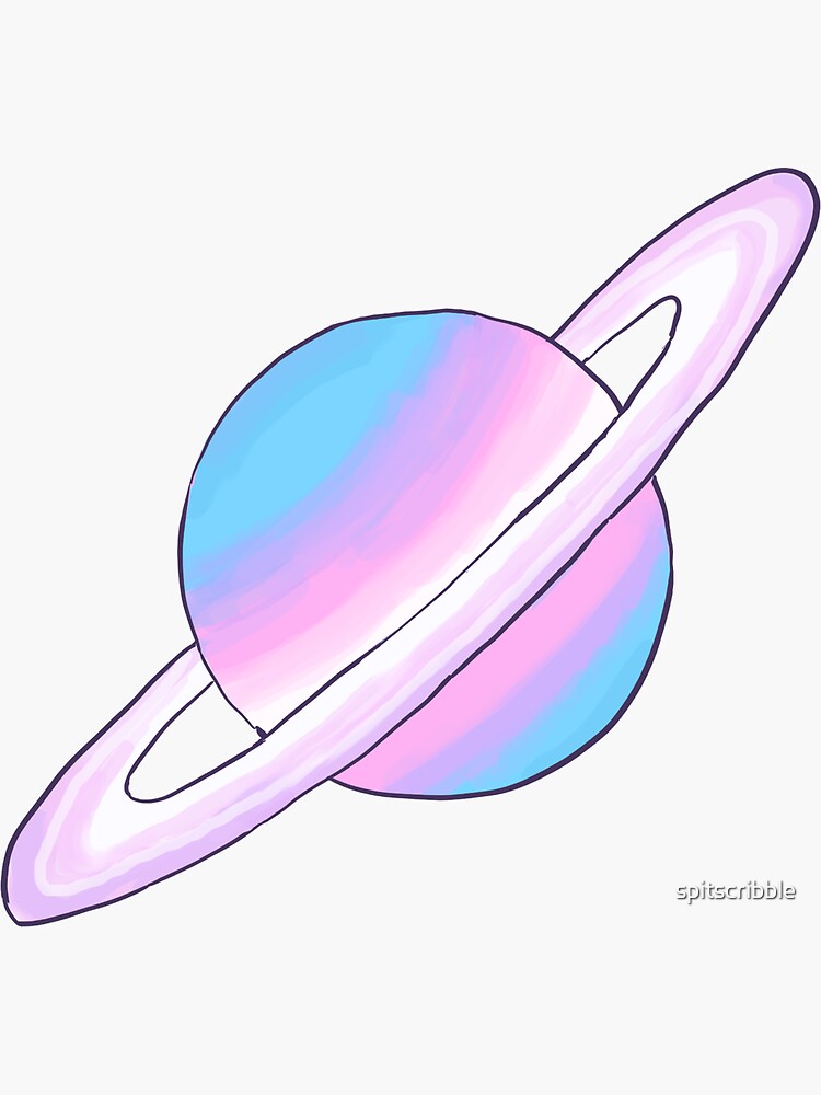 "LGBT pride planet: Trans flag" Sticker for Sale by spitscribble ...