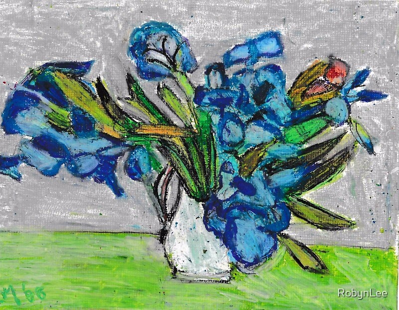 "Van Gogh's Violets " by RobynLee | Redbubble
