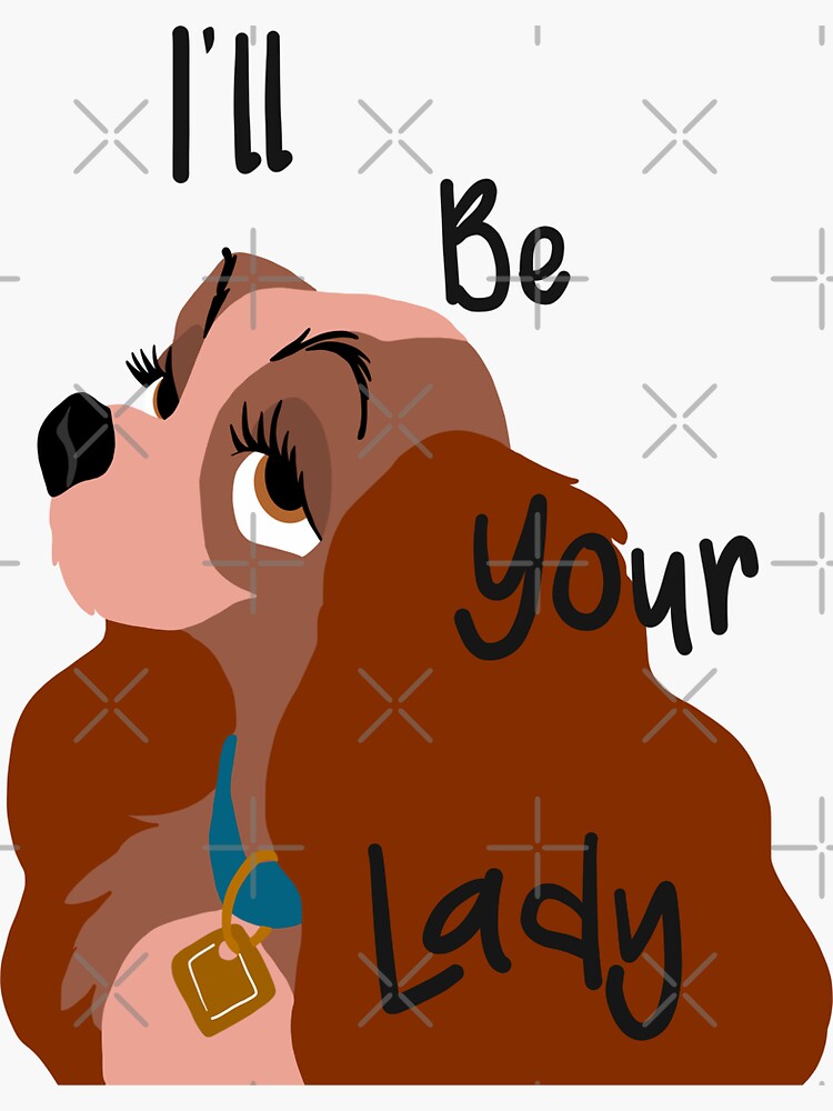 "Lady" Sticker for Sale by OompasArt | Redbubble