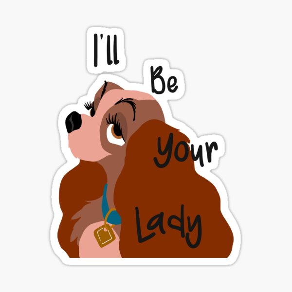 "Lady" Sticker for Sale by OompasArt | Redbubble