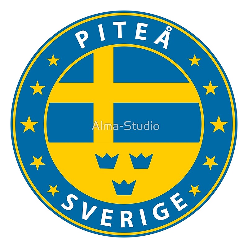 "Piteå, Piteå Sweden, Piteå Sverige, Piteå sticker, City of Sweden" by ...
