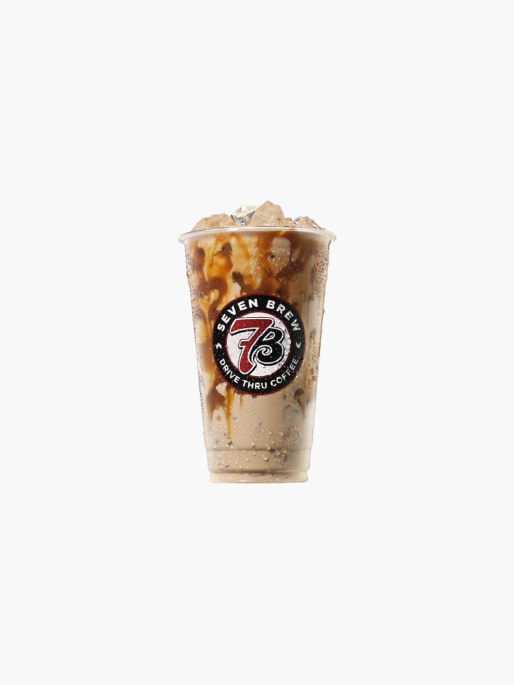 "7 Brew Coffee" Sticker for Sale by DesignsByGQ | Redbubble