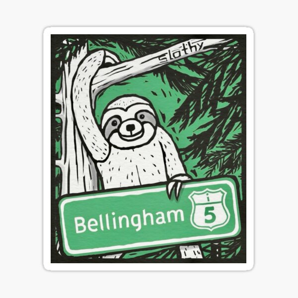"The Bellingham i5 Sloth" Sticker for Sale by alepekaarts | Redbubble