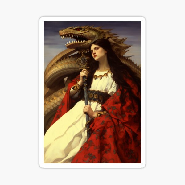 "Saint Martha of Bethany" Sticker for Sale by SanctifiedSouls | Redbubble