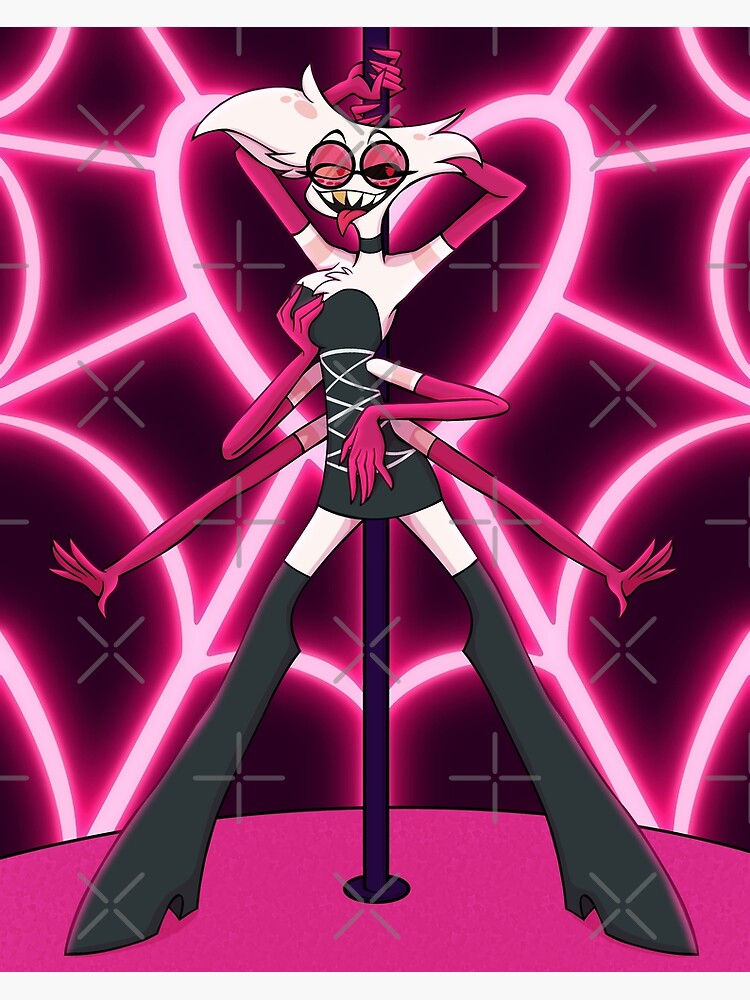 "Hazbin Hotel: Angel Dust Addict alternate outfit" Poster for Sale by ...