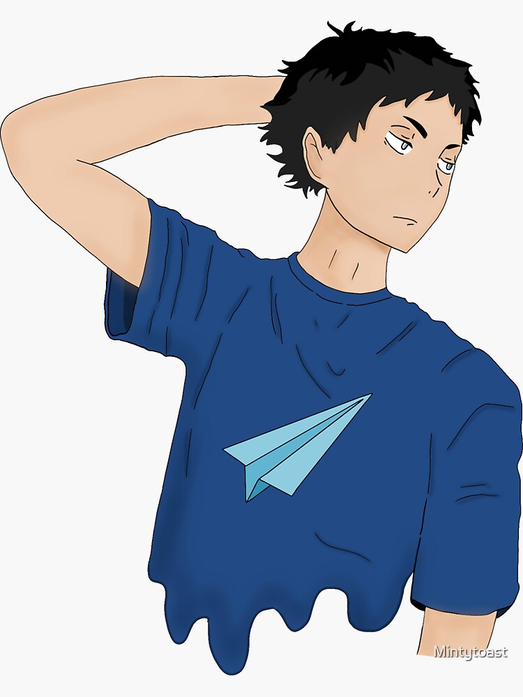 "Akaashi " Sticker for Sale by Mintytoast | Redbubble