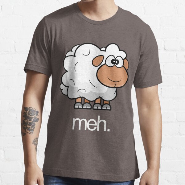 "Comic Sheep Meh" T-shirt for Sale by studiopico | Redbubble | sheep t ...