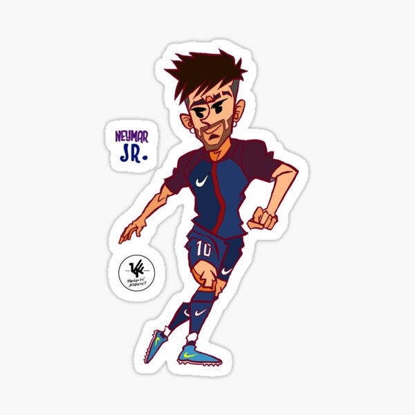 "Neymar Jr " Sticker by TheKopArtStudio | Redbubble